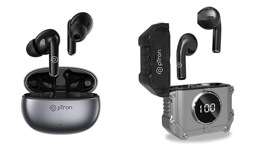 pTron unveils 2 new uniquely designed next-gen TWS earbuds starting INR ...